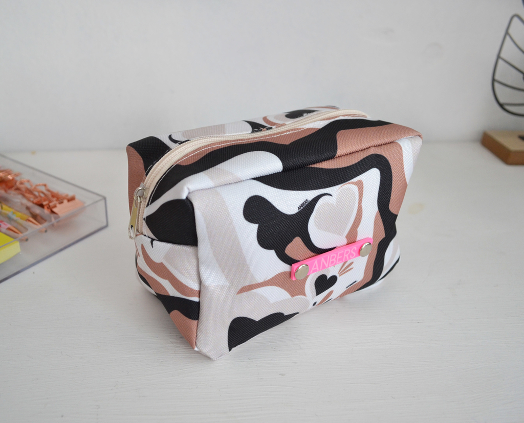 Neceser chico Heart camel - Comprar en Anbers