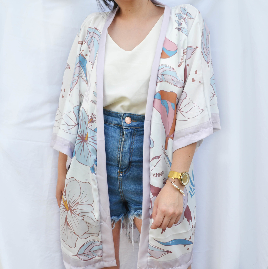 Kimono Aleli blanco - Comprar en Anbers