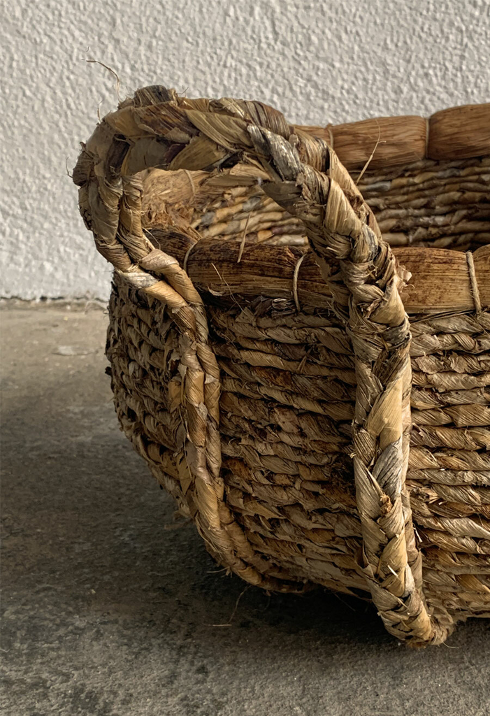 Cesto Tacho - Fibra de Bananeira Cesto Tacho - Fibra de Bananeira
