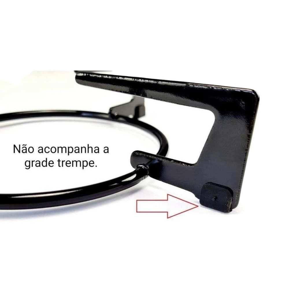 08004 -PE BORRACHA GRELHA COOKTOP FISCHER ORIGINAL AG0007 C/10