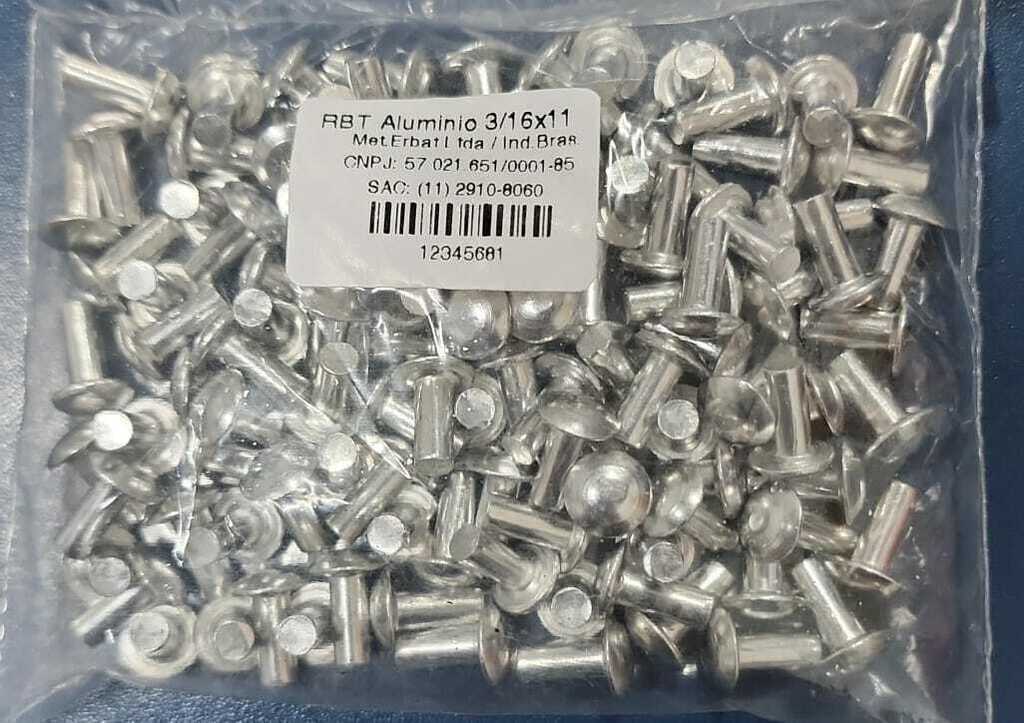 08090 - REBITE ALUMINIO GRANDE 3/16 x 11 PCT 100G