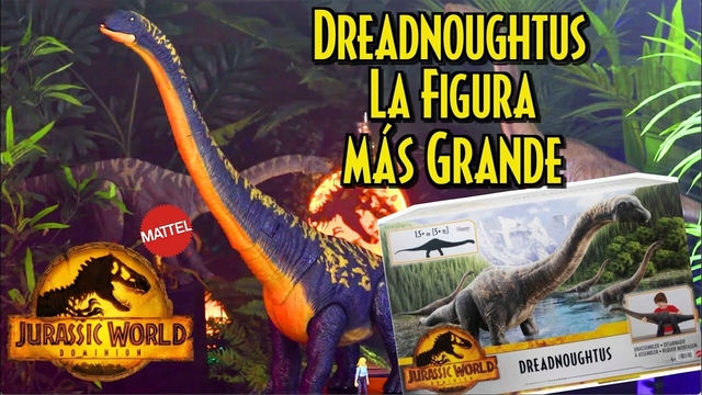 Dreadnoughtus Jurassic World Dominion 1.5mts de largo
