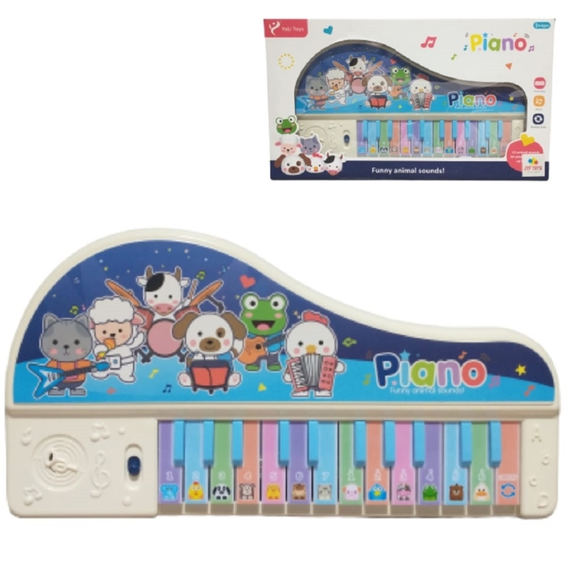 Piano Organo Musical Infantil De Animales Con Sonido En Caja