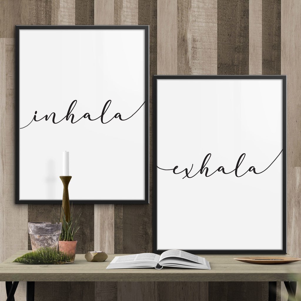 Cuadro inhala exhala - Comprar en andym cuadros