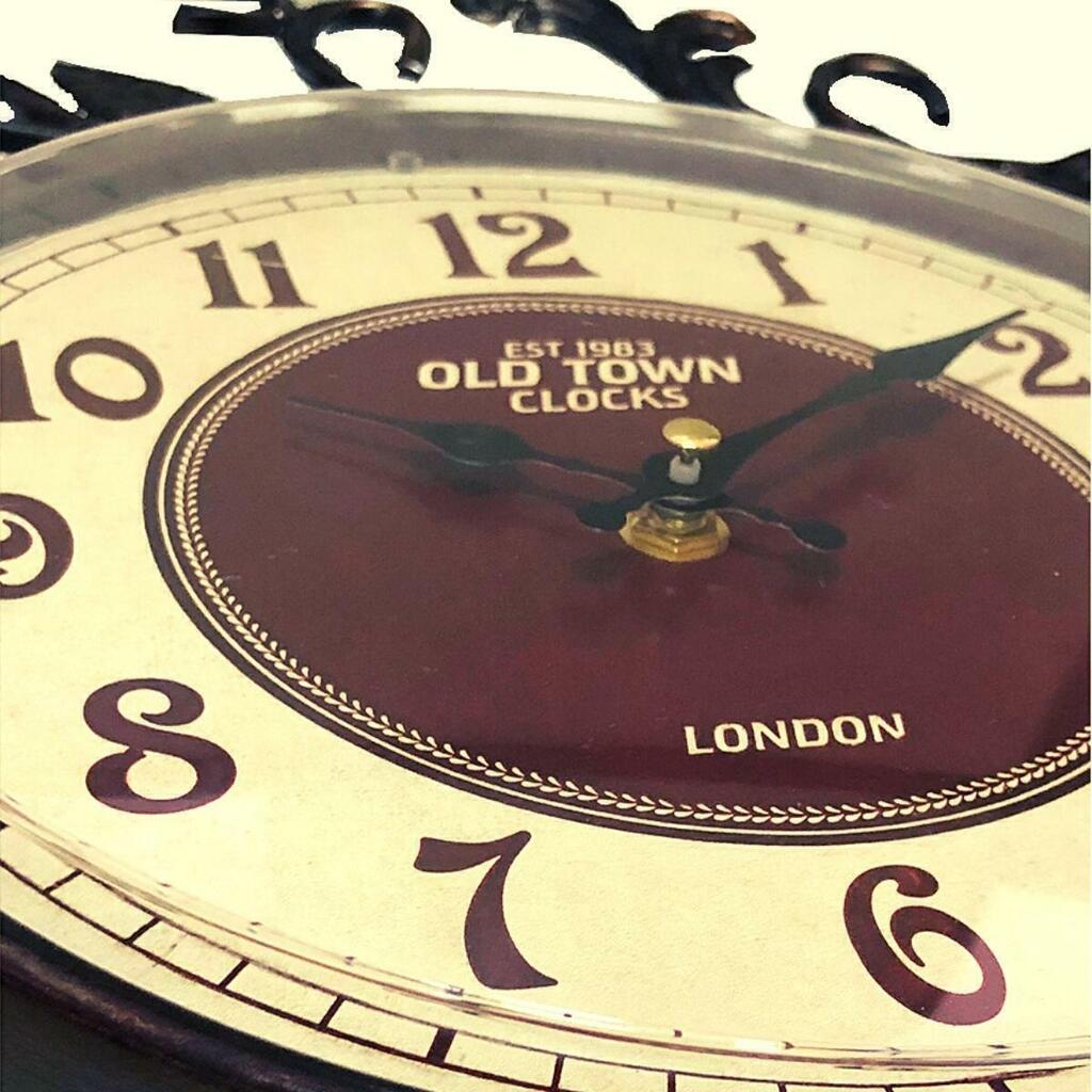 Relógio De Parede Estação De Trem Old Town Clocks London 1983 Verito