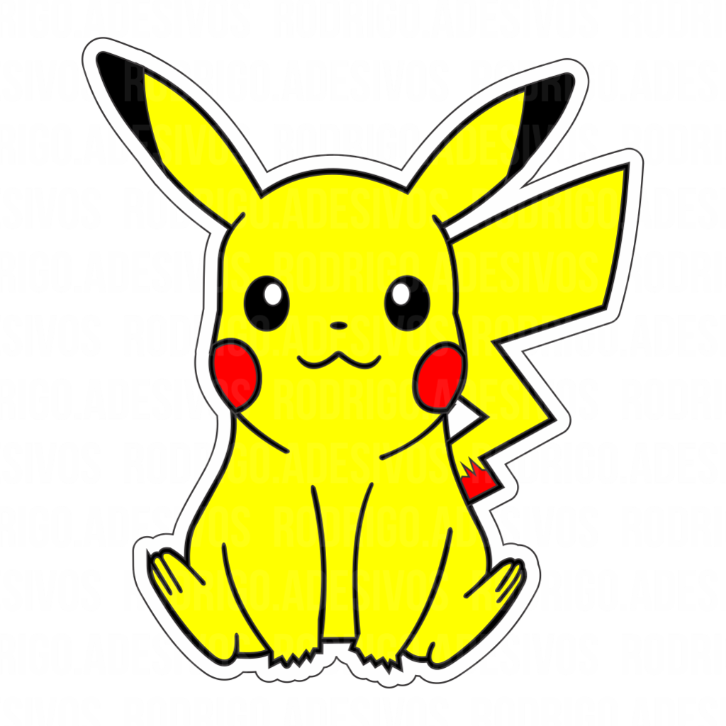 Pikachu mod 2 - Comprar em Rodrigo Adesivos
