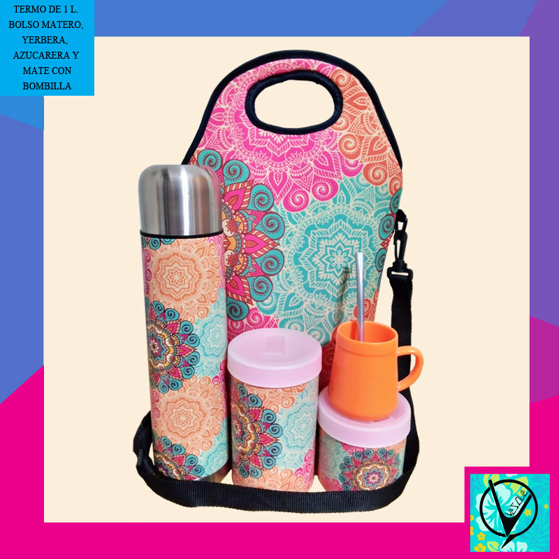 Set termo de 1 litro Mandalas - Comprar en VESQUE
