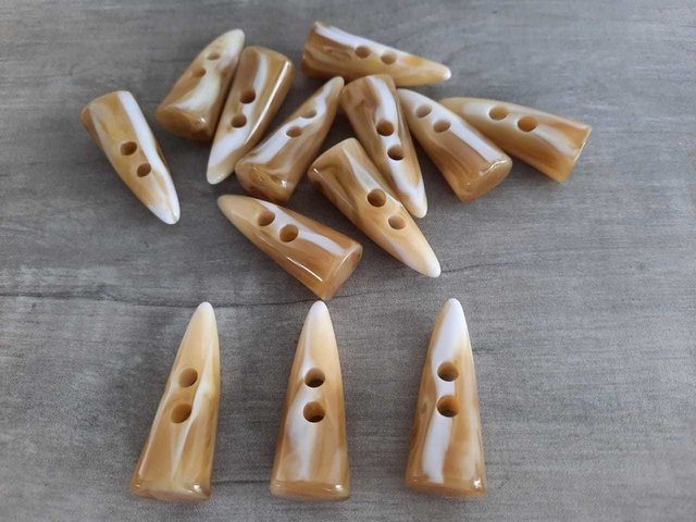 Alamar de Poliester ( ART FAITH ) de 40 mm - Color BEIGE x 100 Unidades