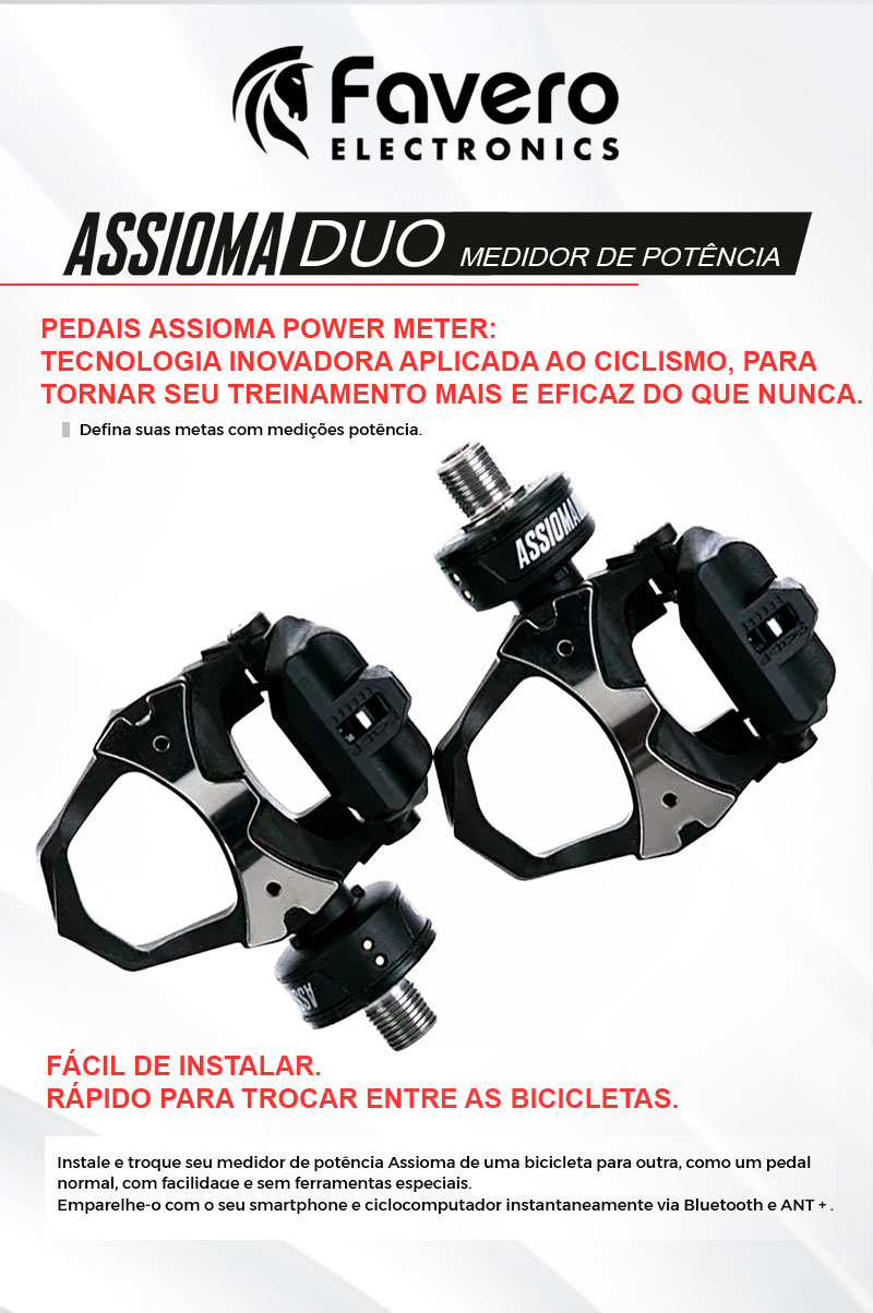 Favero Assioma Duo - Pedal com Medidor de Potência (Duplo)