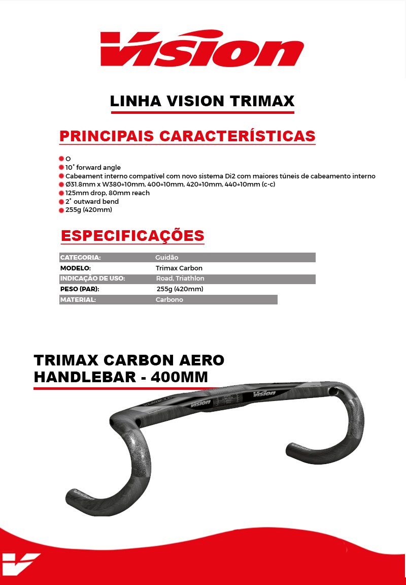 TRIMAX CARBON AERO HANDLEBAR - Cervélo Brasil