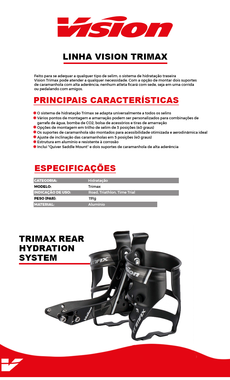 TRIMAX REAR HYDRATION SYSTEM - Cervélo Brasil
