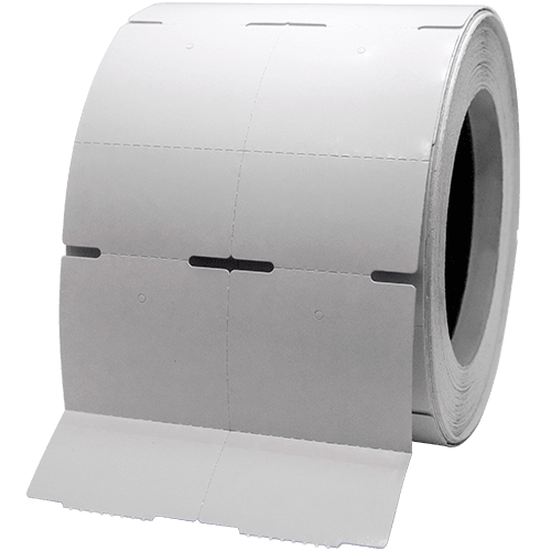 Rolo de Etiquetas Tag para roupas 49mm x 65mm, Com serrilha, 1000 tags ...