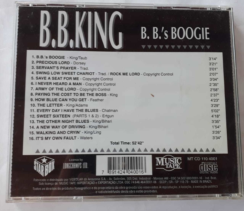 B.B. KING - B.B.'S BOOGIE - Comprar em Spectro Records