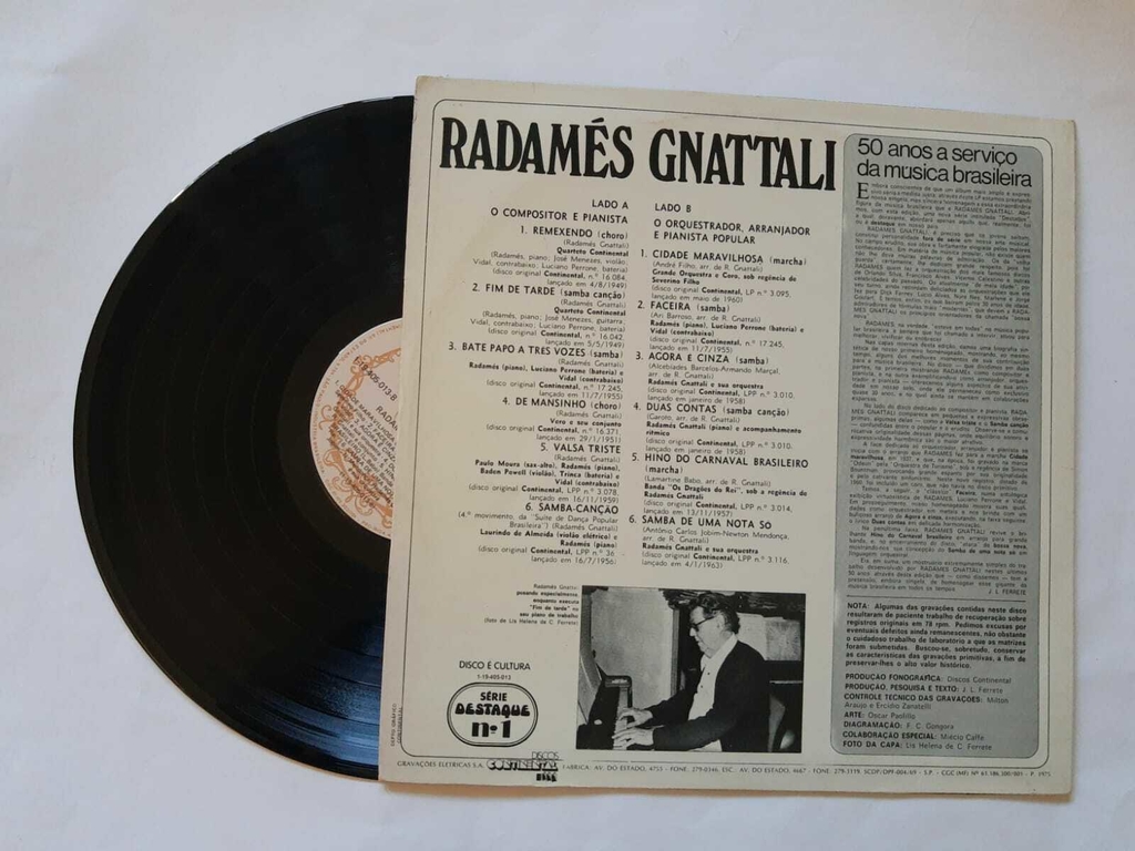 RADAMES GNATTALI - 50 ANOS A SERVIÇO DA MÚSICA BRASILEIRA