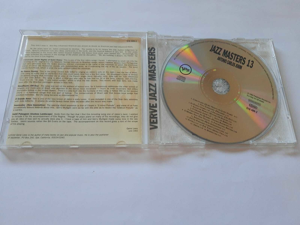 ANTONIO CARLOS JOBIM - VERVE JAZZ MASTERS IMPORTADO