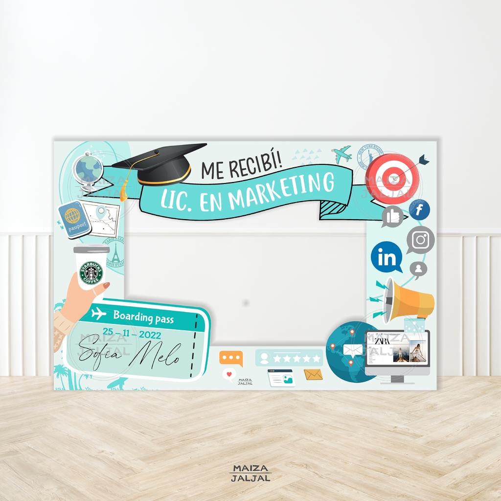 CARTEL RECIBIDA mod marketing - Comprar en MAIZA JALJAL