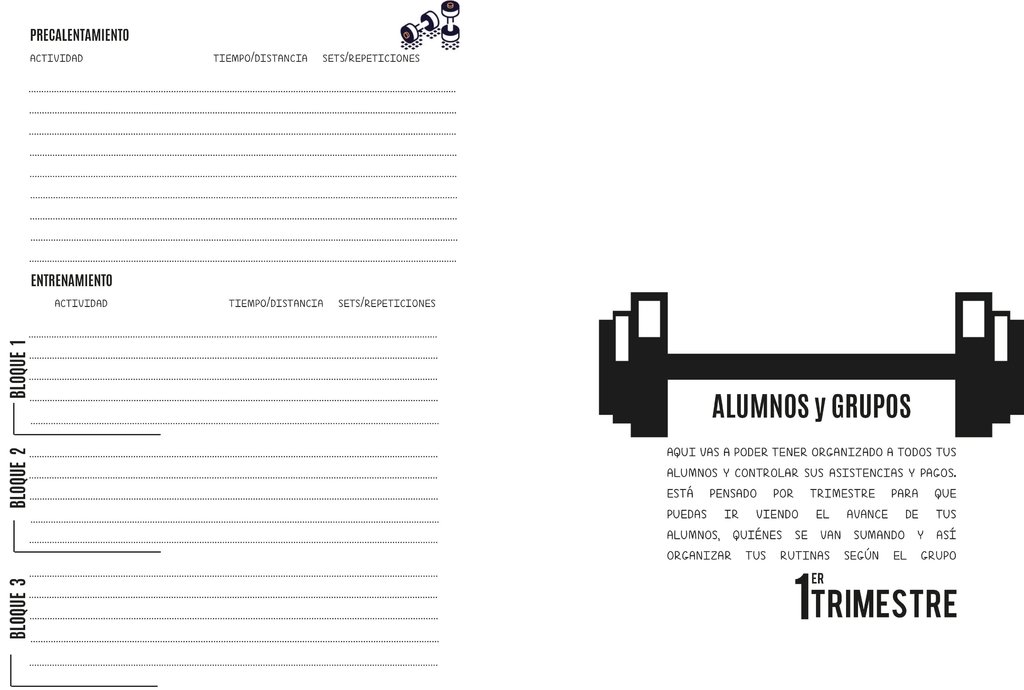 CUADERNO PARA PROFES DE GIMNASIA - Comprar en Tarjetuli