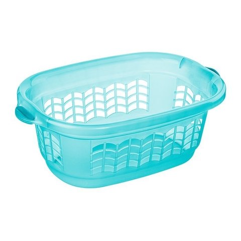 CANASTO PARA ROPA CON TAPA 46 LTS 37x54x53cm.