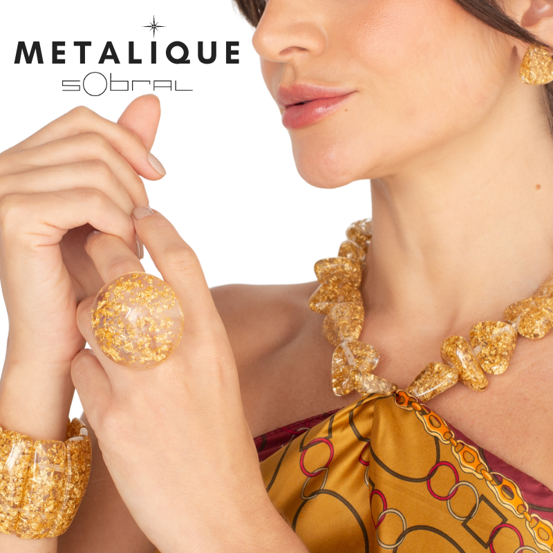 Coleção Metalique - Acessórios e Objetos de Resina