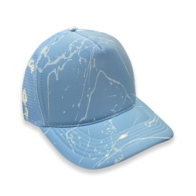 Boné pintado à mão azul claro - Miranda Vivace