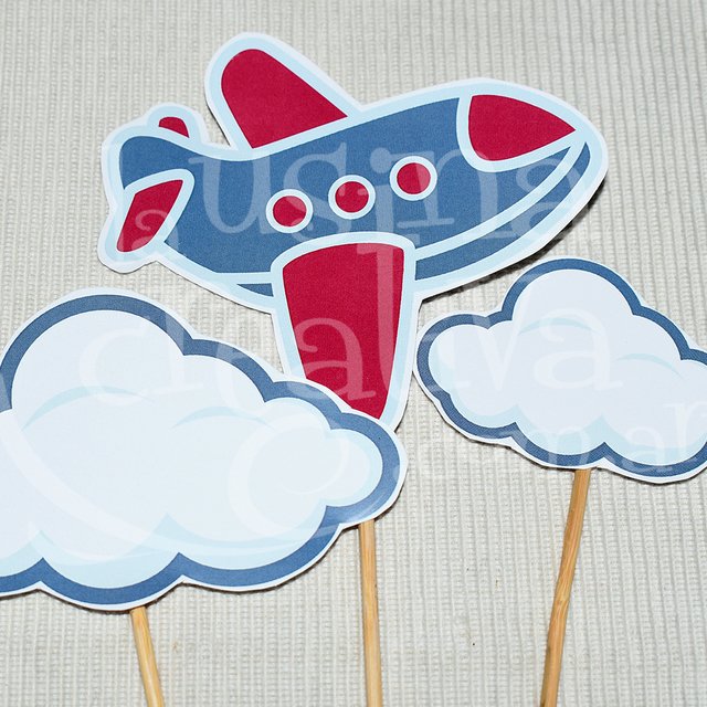 Toppers Avión - Comprar en La Usina Creativa