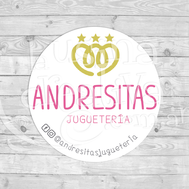 Stickers circulares x 100 - La Usina Creativa