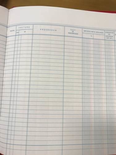 Libro Iva Compras 200 Páginas