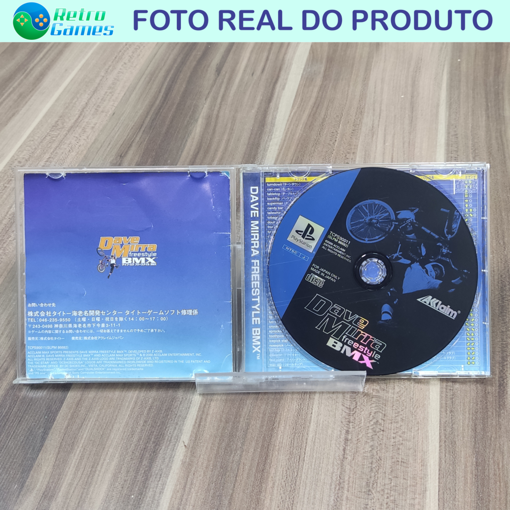 DAVE MIRRA FREESTYLE BMX - PS1