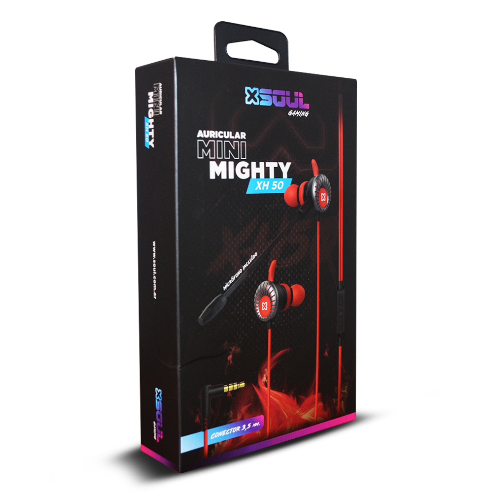 Auriculares Mini Gamer Soul Mighty XH 50 - Arte Digital