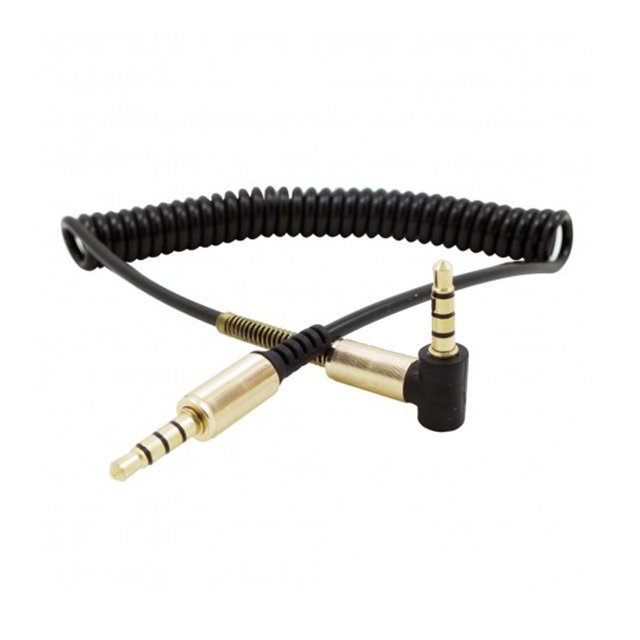 Cable 1 Plug 3.5 a Plug 3.5 St 1.5 Mts Ficha 90°