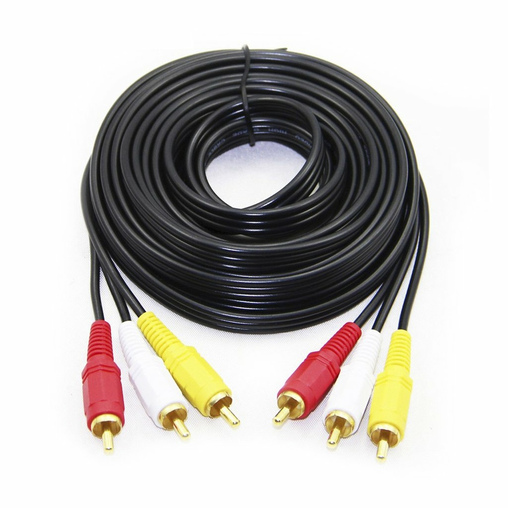 Cable 3 RCA a 3 RCA 15 Mts - Comprar en Arte Digital