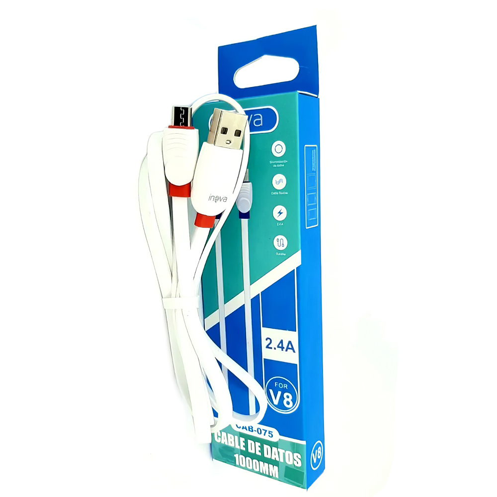 Cable USB Carga Rápida Inova 2.4 Micro USB