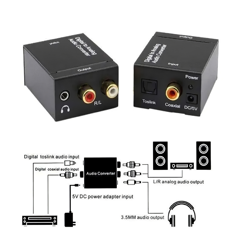 Conversor de Audio Digital a Analógico Plus