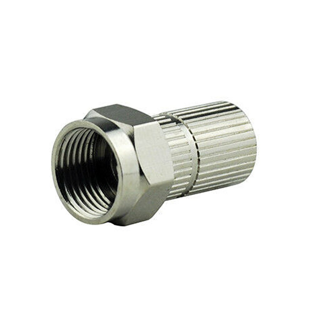 Conector RG6 F Macho para Cable Coaxil ( Aluminio )