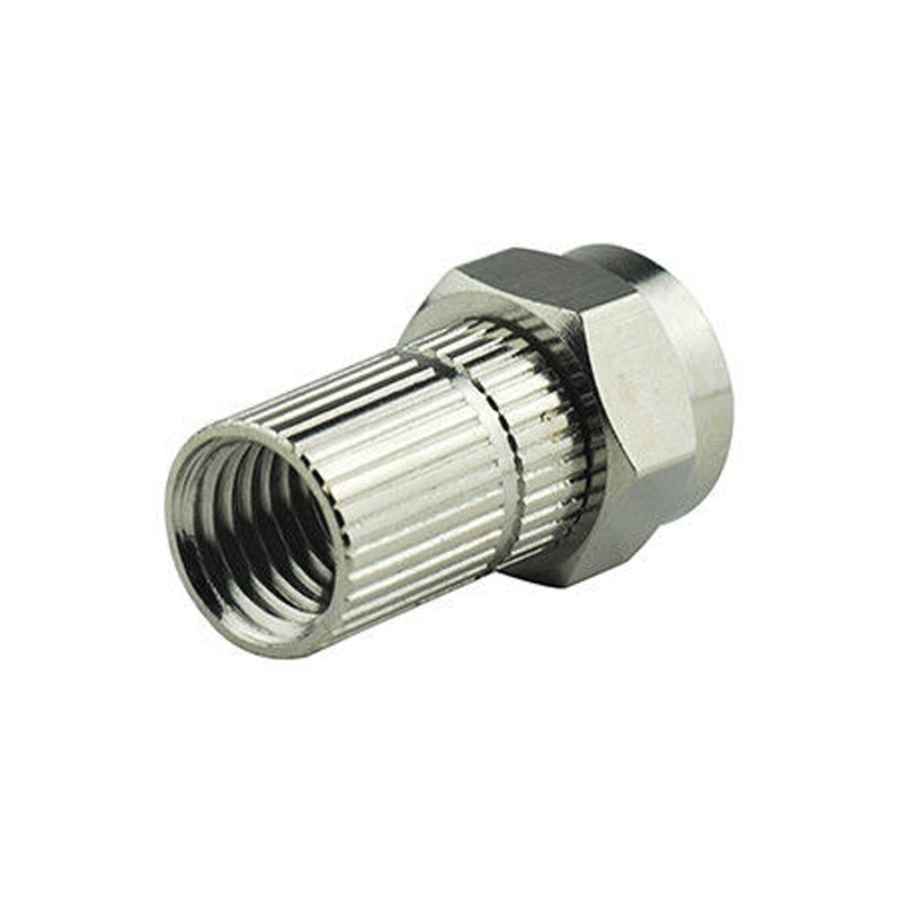 Conector RG6 F Macho para Cable Coaxil ( Aluminio )