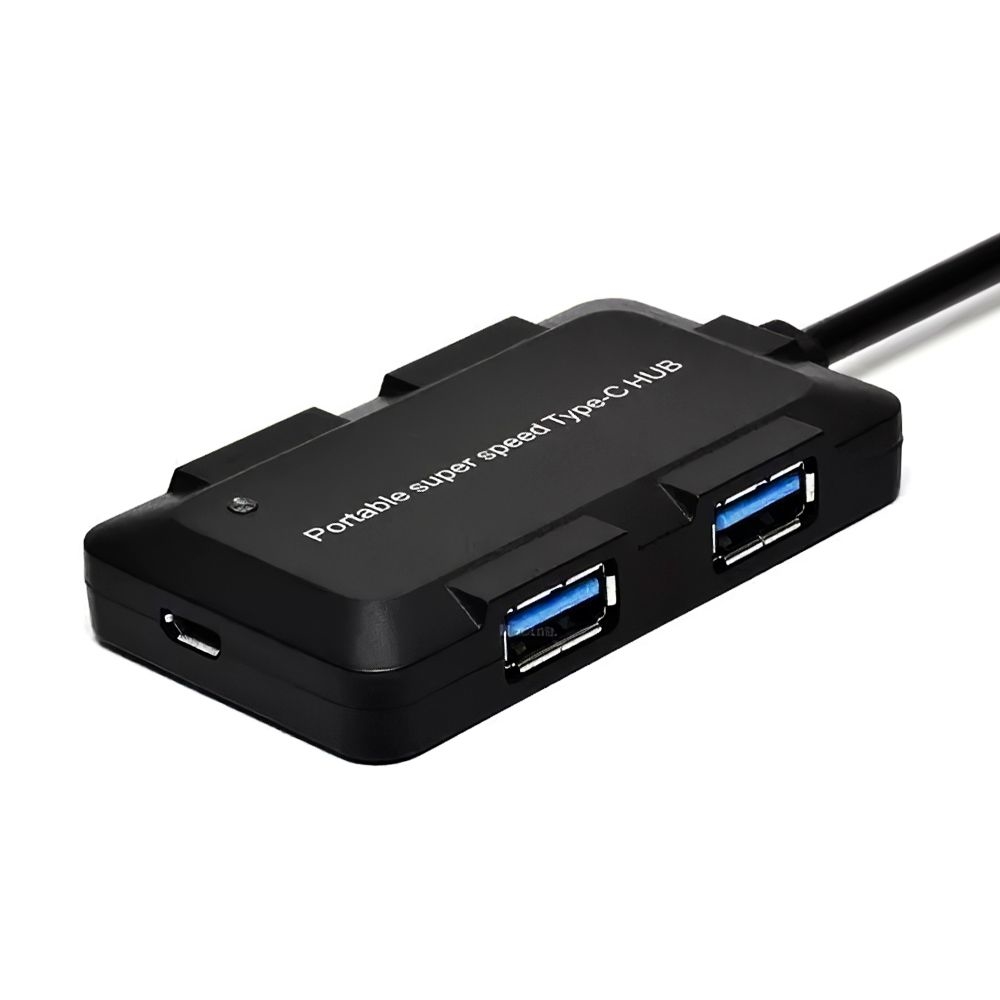 Hubs 4 Puertos USB 2.0 Interfaz USB Tipo C Netmak