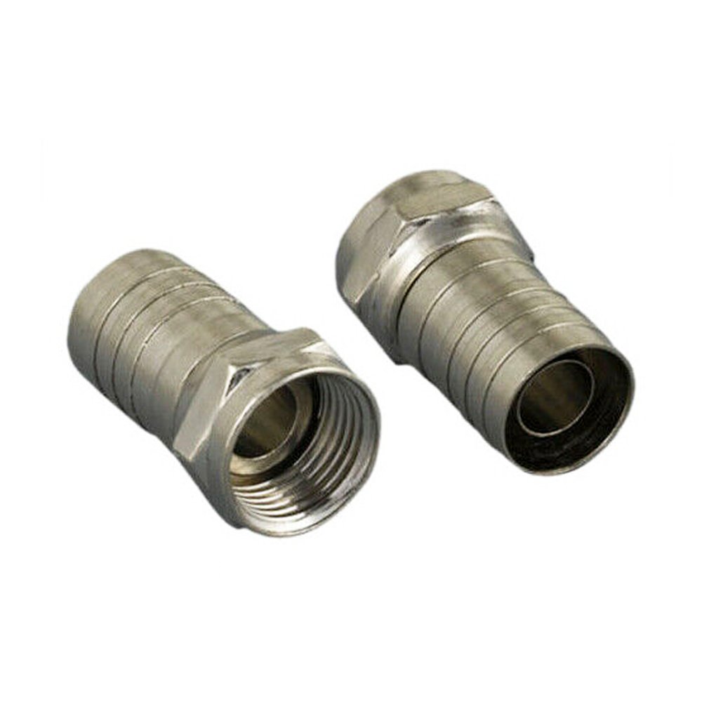 Conector RG6 F Macho para Cable Coaxil ( Aluminio )