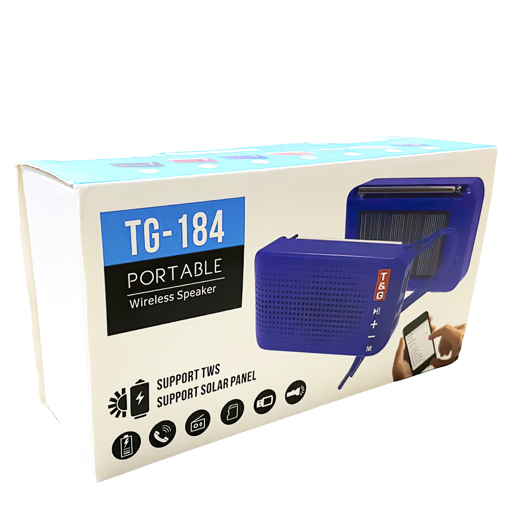 Parlante Portatil BT T&G TG-184 - Arte Digital