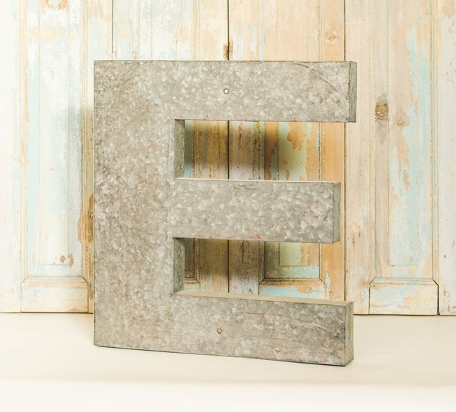 Letra E reciclada - Comprar en La Ochava Tienda Deco