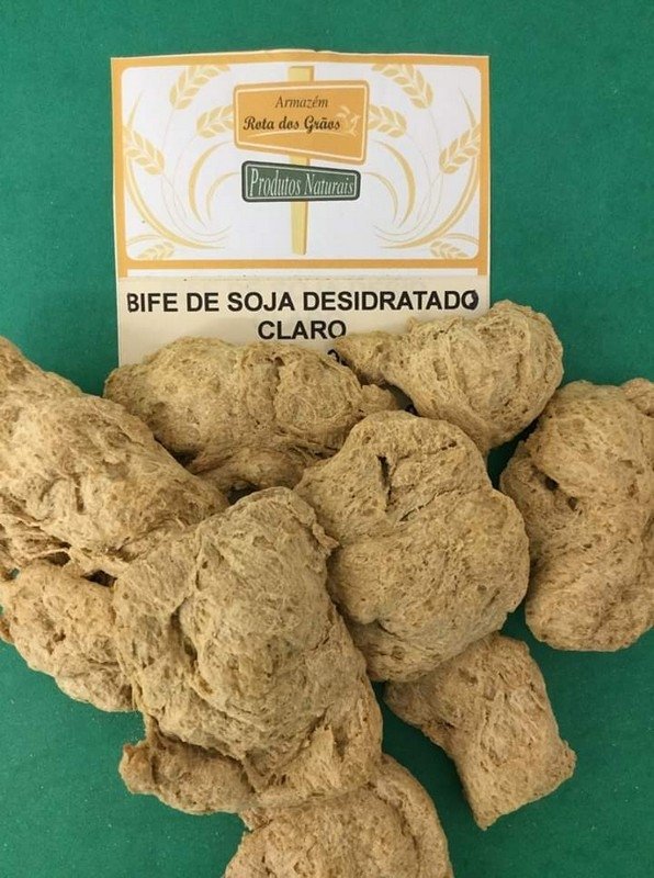 BIFE DE SOJA DESIDRATADO CLARO - 100g