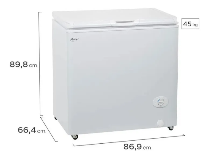 Freezer Gafa Inverter Fghi200b-m 205 Litros M Blanco