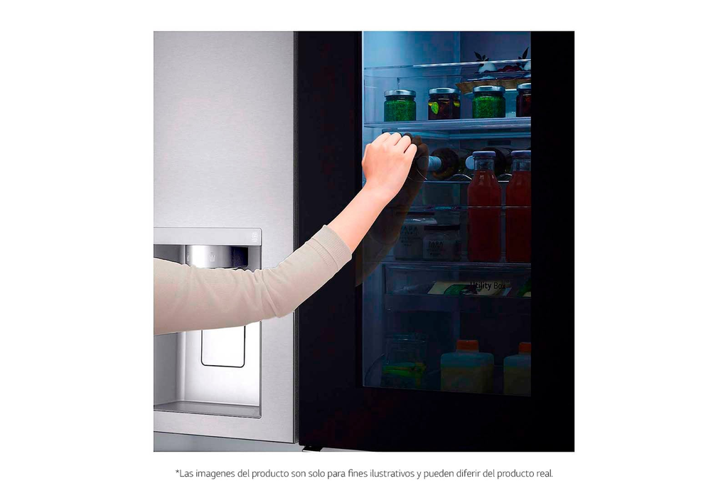 Heladera LG Instaview Inverter Ls66sxsc 570 L No Frost Side