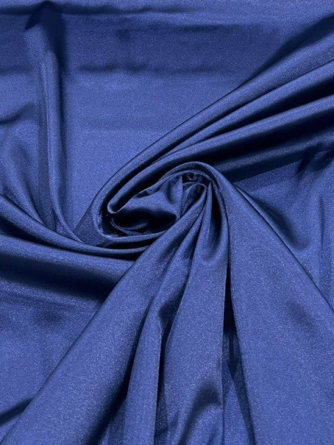 Saten con spandex azul marino - Comprar en maxitextil
