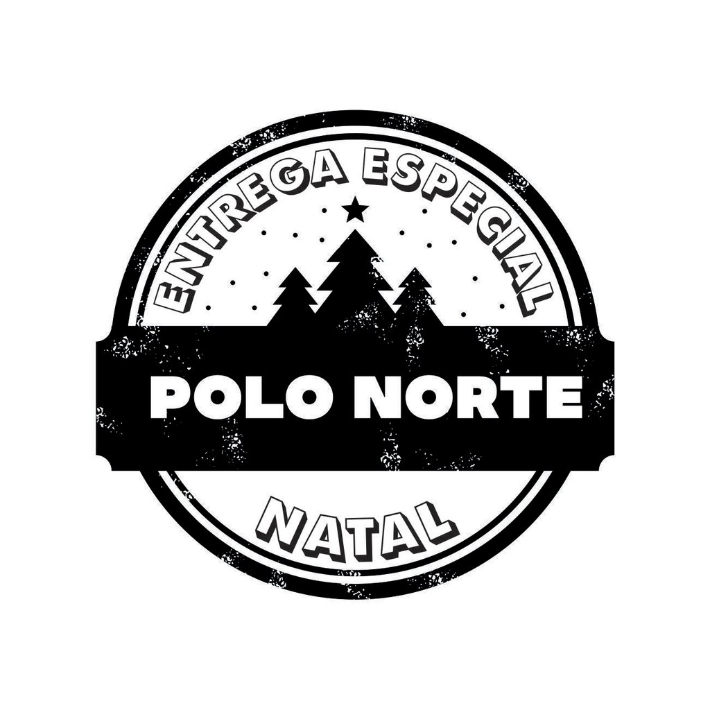 Carimbo Selo Entrega Polo Norte - A'Gravura