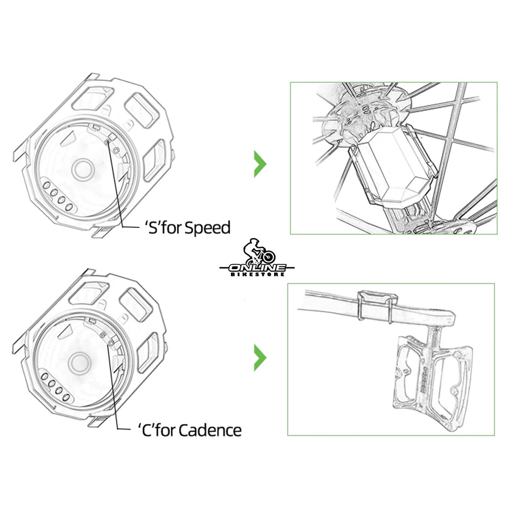 Sensor Bici Ant+ Bluetooth Thinkrider Velocidad O Cadencia