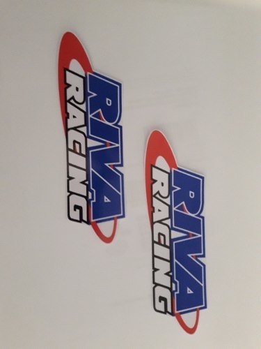 Adesivo Riva Racing 15cm Comprimento ( 1 Par ) 2 Adesivos