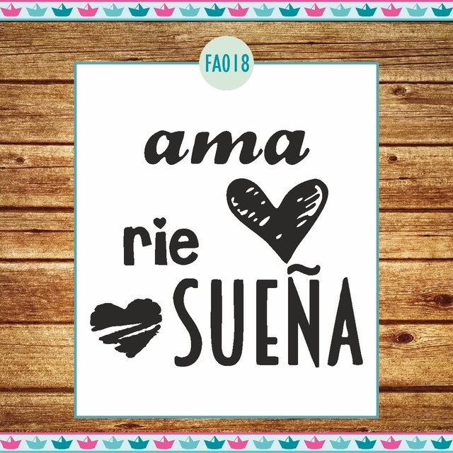 Ama ríe sueña - Comprar en Barquito de Papel