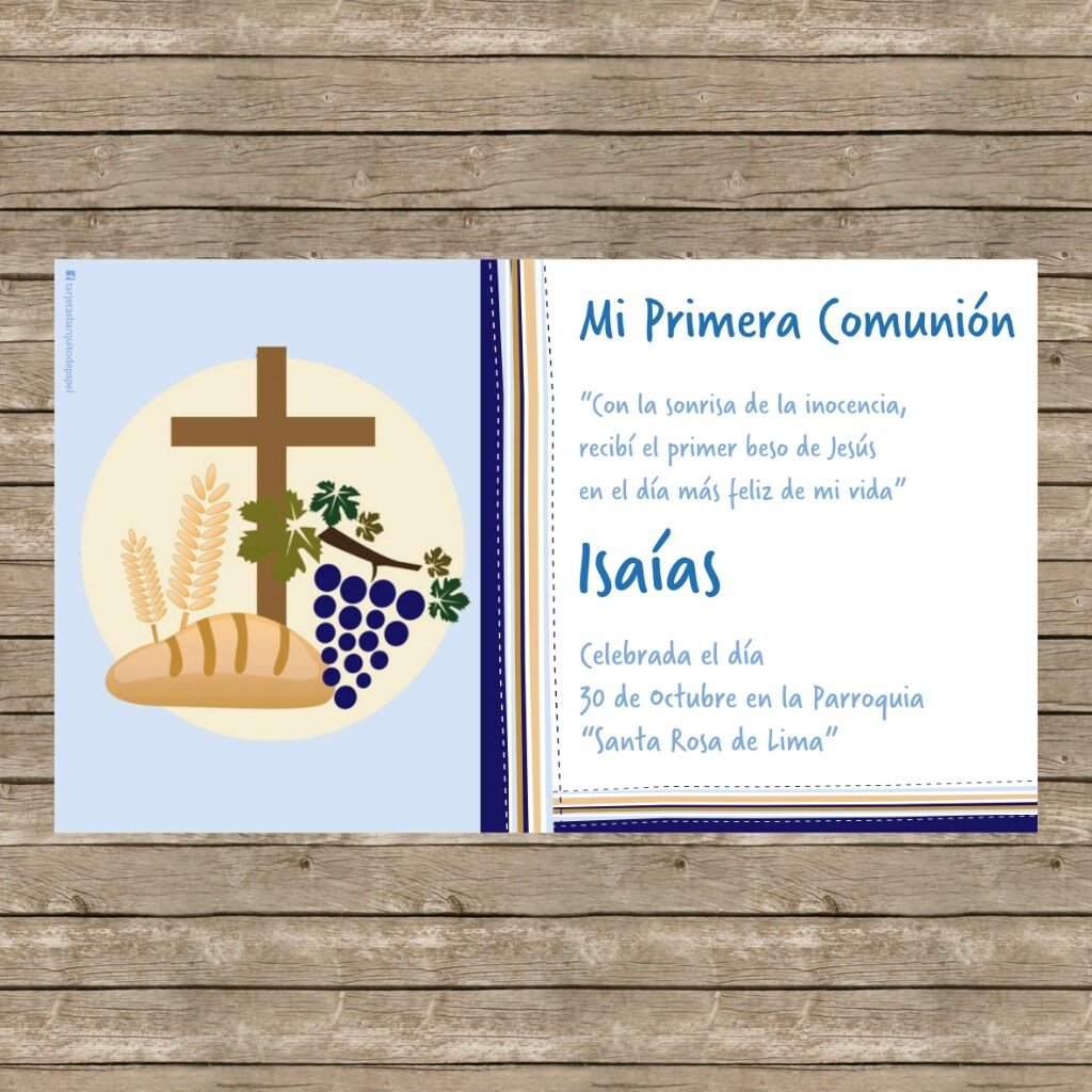 Cruz con vid, trigo y pan - Barquito de Papel