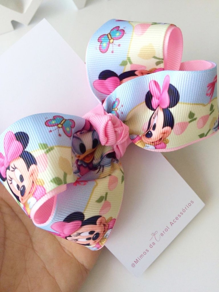 Laço Minnie Baby - Mimos da Carol Acessórios