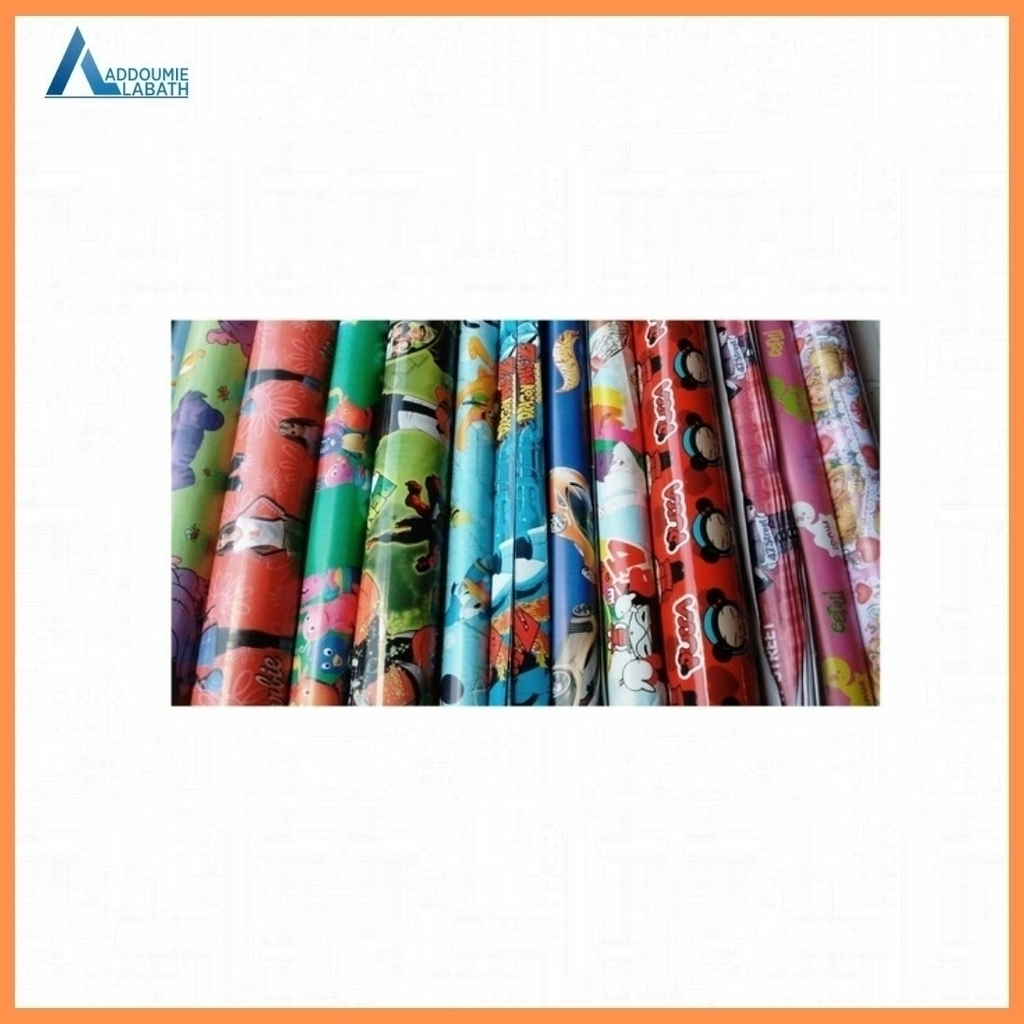 Papel Forrar Fantasia x10 hojas Plastificado